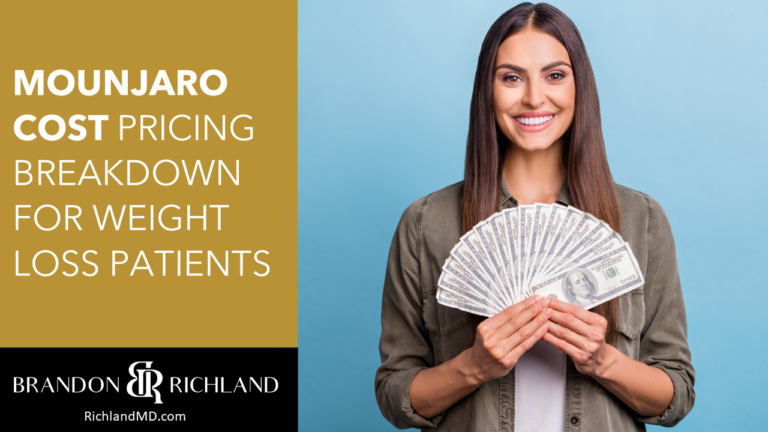 Mounjaro Cost Pricing Breakdown for Weight Loss Patients | Dr. Brandon ...